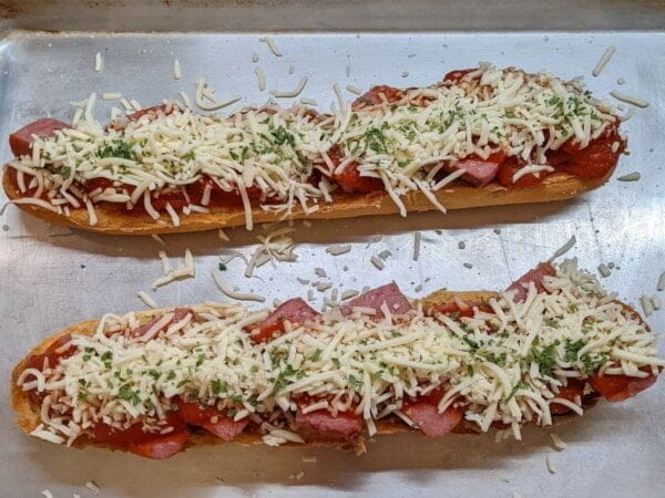 Open Faced KIELBASA Sandwich