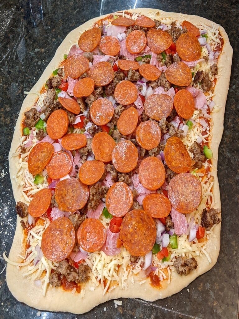 Recipe For SUPREME PIZZA