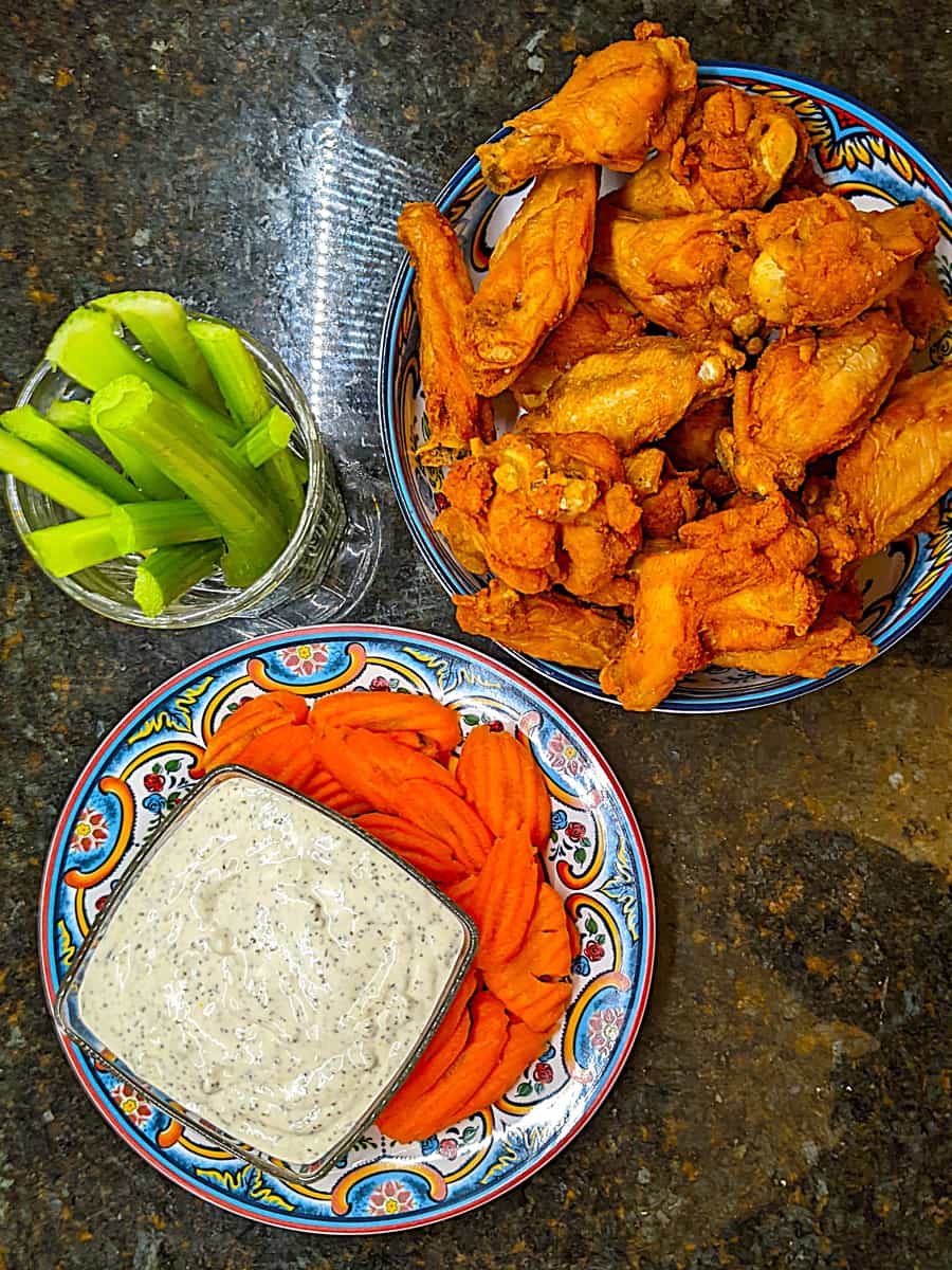 Blue Cheese Ranch Sauce for Wings and Veggies: Ready in 4 Minutes!