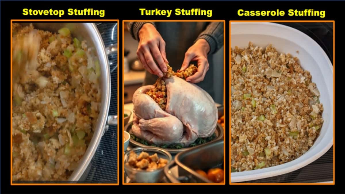 Simple Stuffing Recipe — Scratch or Pepperidge Farm (Cranberry Option)