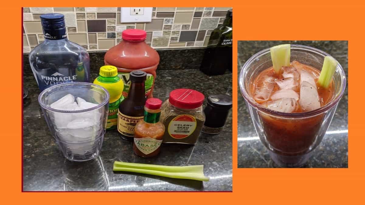 Homemade BLOODY MARY MIX With V8 from 4 Bartenders
