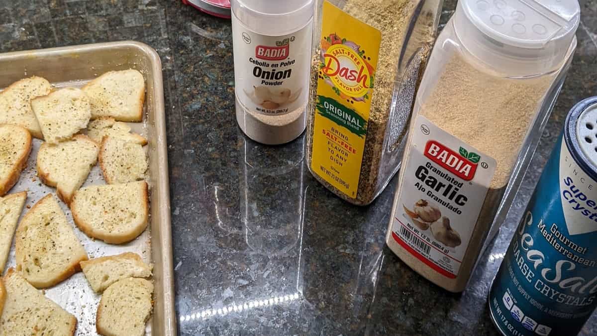 CROSTINI GARLIC Bread Appetizer