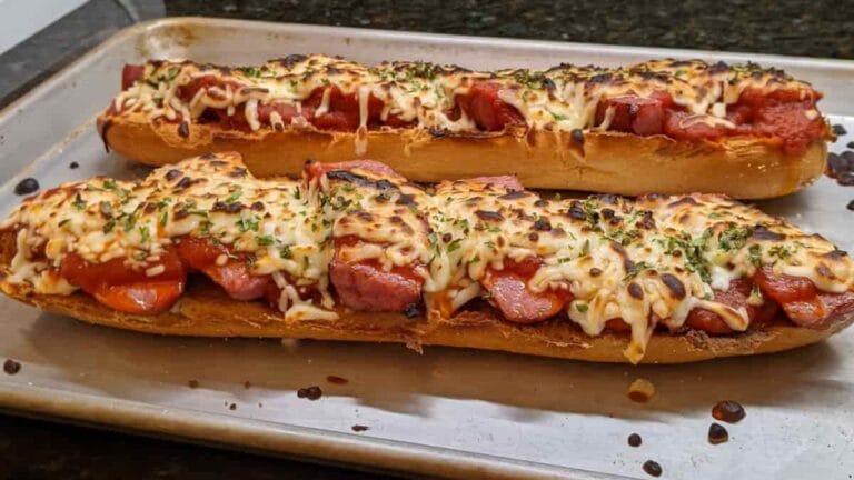 Open Faced KIELBASA Sandwich