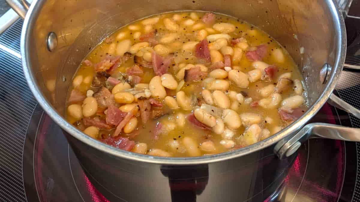 Recipe for HAM AND BEANS